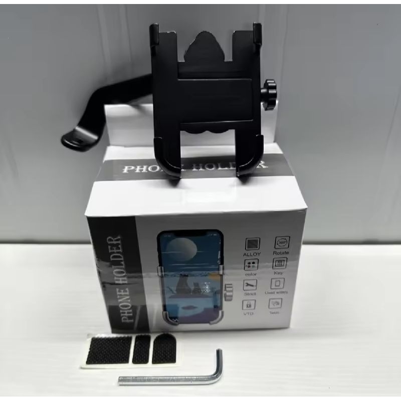 Jual Holder HP Handphone Spion Motor Full Besi Aluminium | Shopee Indonesia