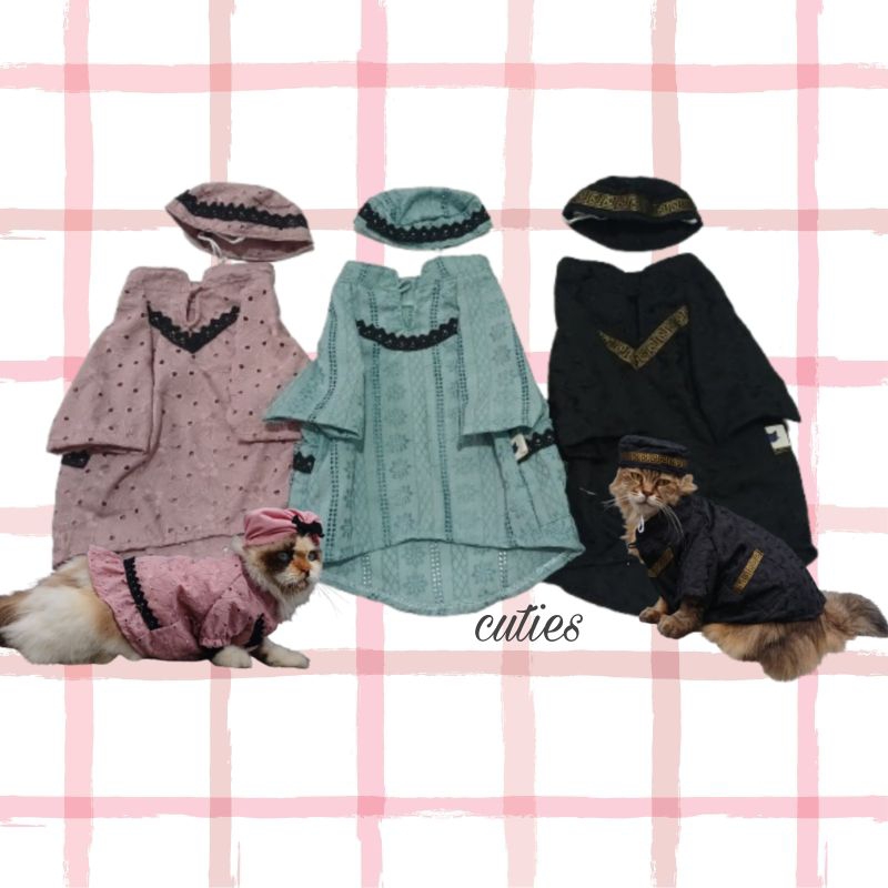 Jual Baju Koko dan gamis untuk Kucing betina/jantan | Shopee Indonesia