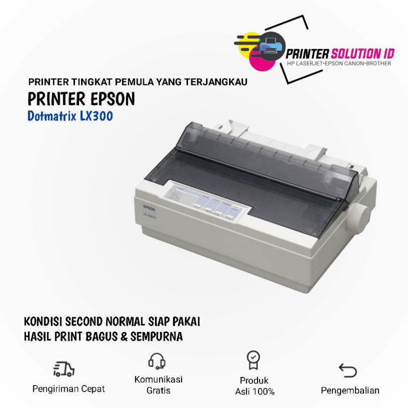 Jual Printer Epson LX300+ll printer cetak nota 3 rangkap | Shopee Indonesia