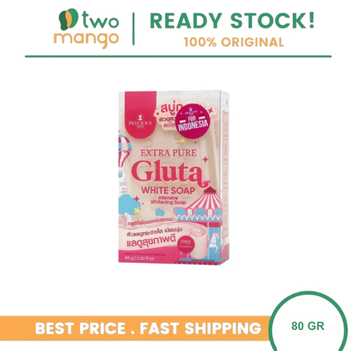 Jual PRECIOUS SKIN EXTRA PURE GLUTA WHITENING BODY AND FACE SOAP 80GR ...