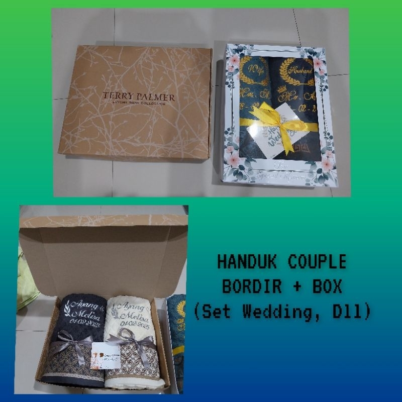 Jual Set Handuk Terry Palmer Signature Besar Couple free Box Couple n ...