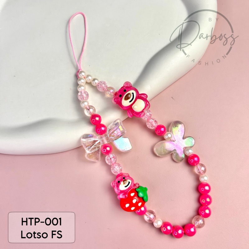 Jual HTP- Strap HP Pink Series / tali hp lotso / Tali gantungan HP ...