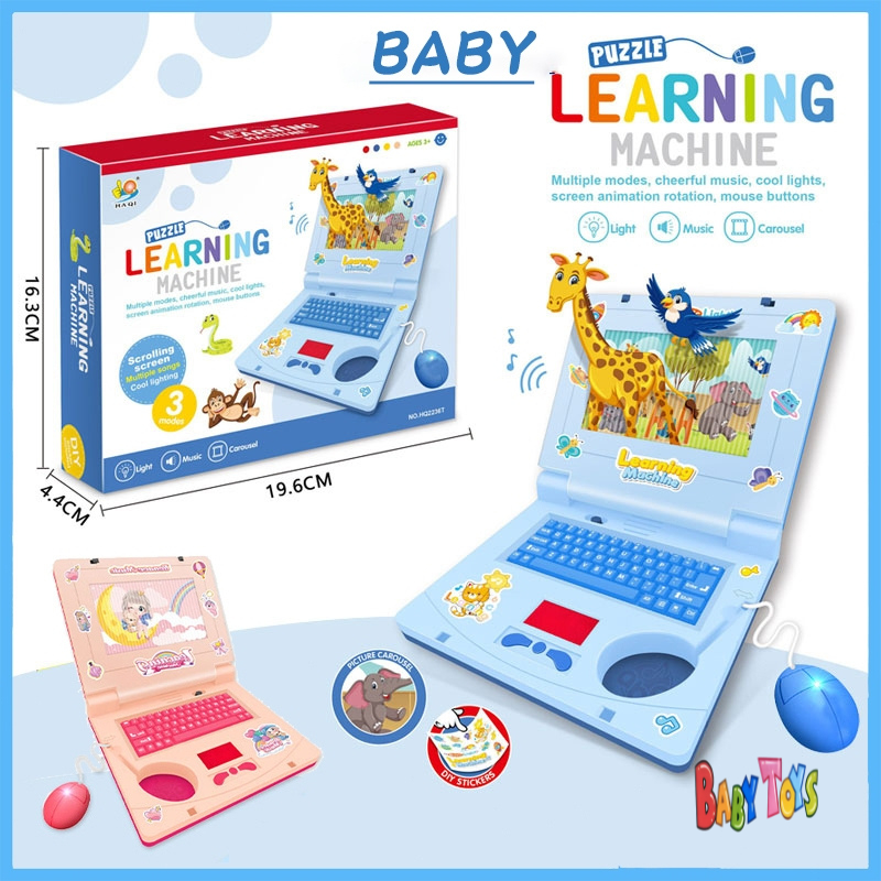 Jual BabyToys Mainan Laptop Anak Edukasi Layar Belajar Notebook Bayi ...