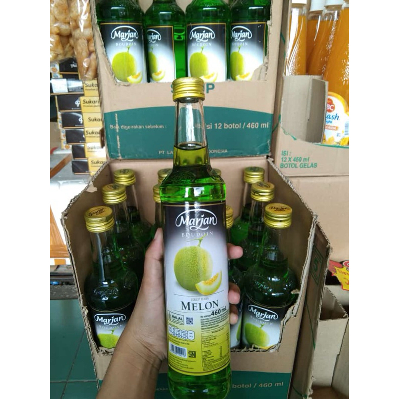 Jual Marjan Melon Botol Gelas 12 X 460 ml | Shopee Indonesia