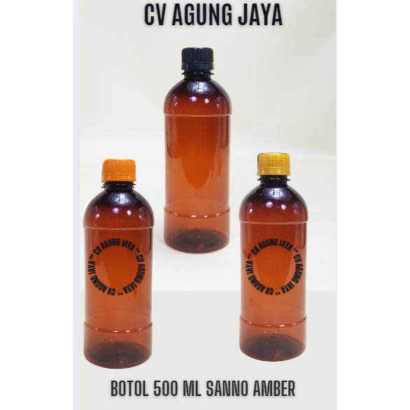 Jual Botol 500 Ml Sanno Coklat / Tutup Pocari / Botol Plastik / Botol ...