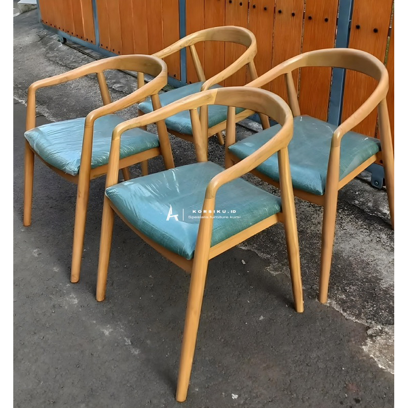 Jual Kursi makan kayu jati Kursi selly Kursi cafe Kursi minimalis Kursi sellykaki bubut | Shopee ...