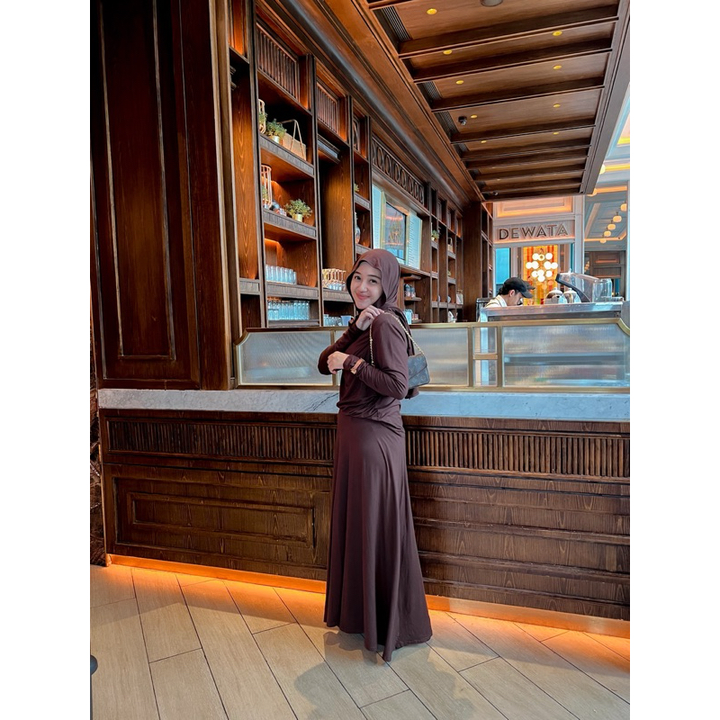 Jual Grace Set Hijab VOL II / One Set Drapery Rok Hijab | Shopee Indonesia
