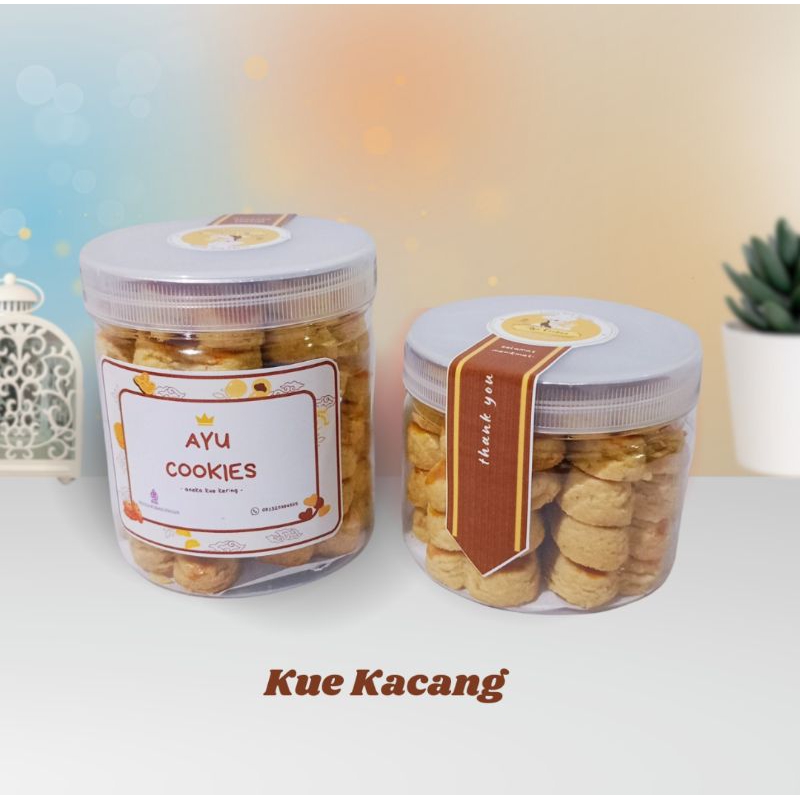 Jual KUKER Kue Kacang Lebaran Kue Kering Enak Toples Tabung Ukuran 400 ...