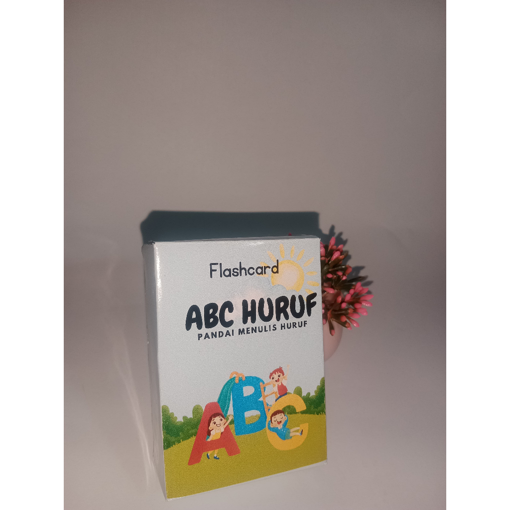 Jual Flashcard Alphabet Huruf | Flashcard Edukasi Belajar Anak | Cara ...