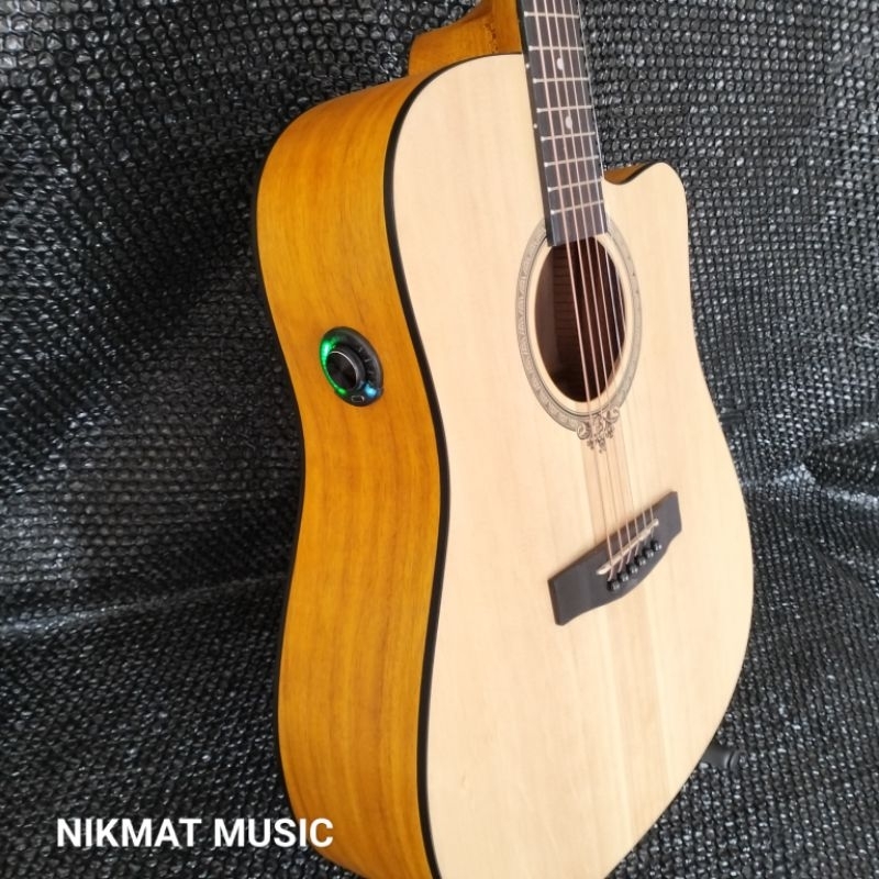Jual Gitar trans akustik/ transkustik Original DLUXE Ukuran Jumbo ...
