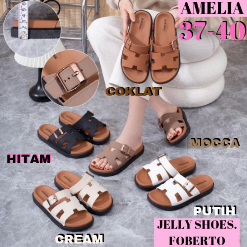Jual ( COD ) SANDAL SENDAL JELLY JELLYSHOES KOKOP TALI GASPER CEWE ...