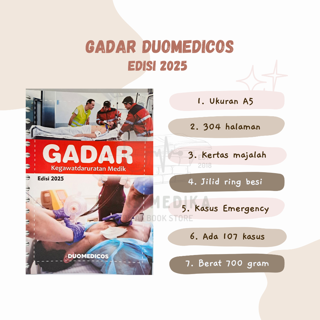 Jual Buku GADAR Duomedicos CITO Buku Kedaruratan Medik Buku Emergency Medicine Buku Saku ...