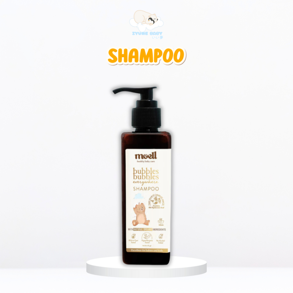 Jual IYUME - Moell Shampoo Bayi 185 gr | Bubbles Bubbles Everywhere ...