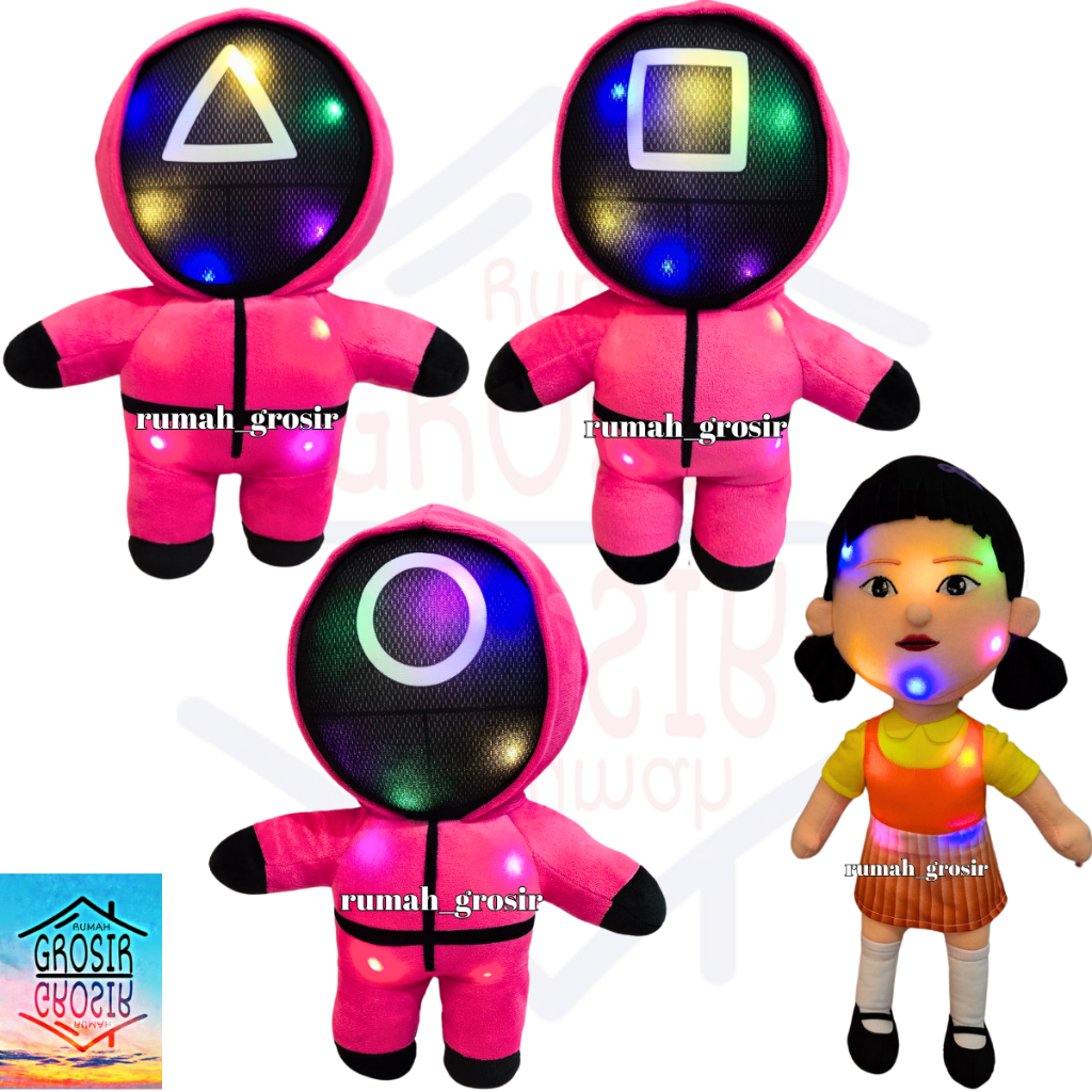 Jual Boneka Squid Game Lampu LED | Shopee Indonesia