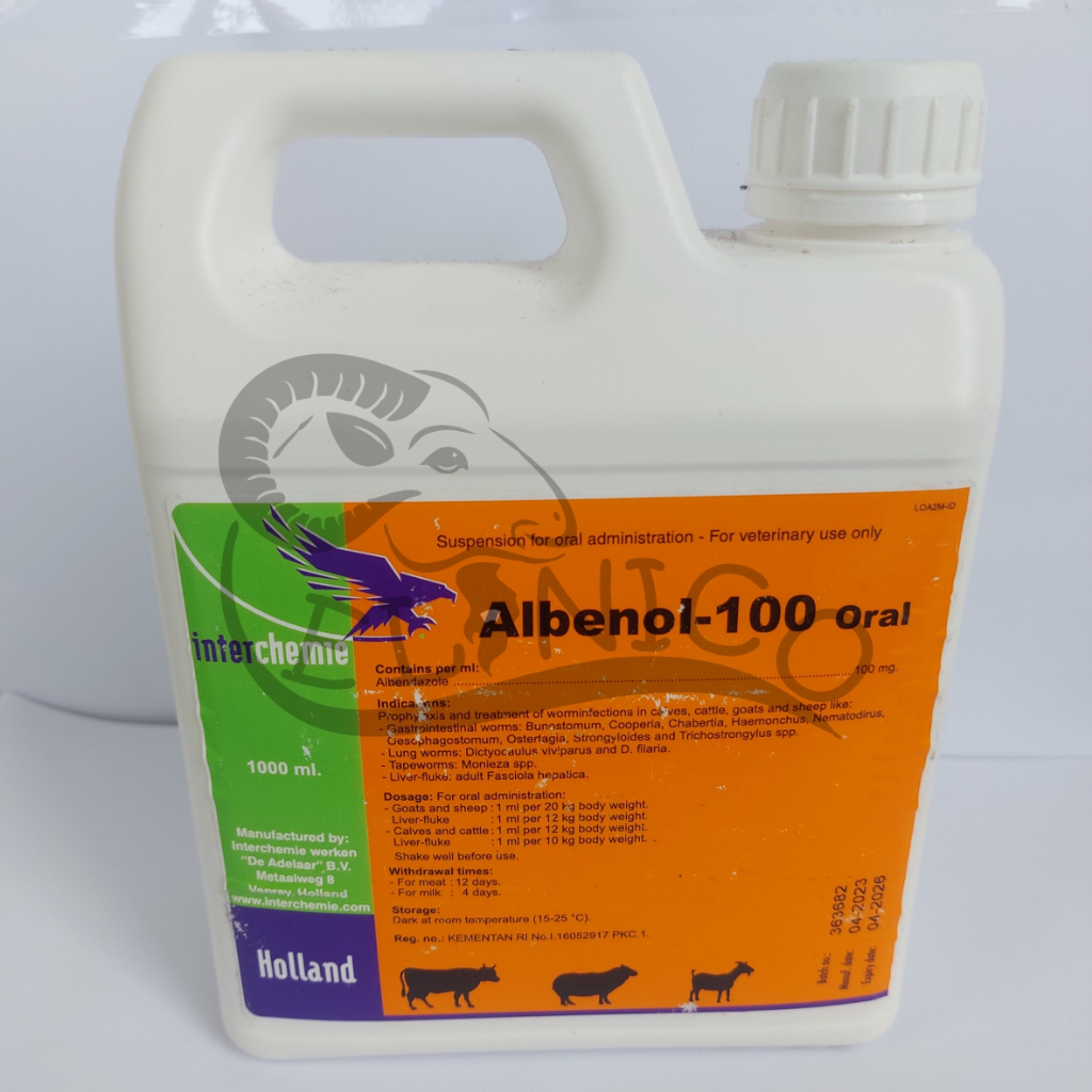 Jual (BANTING HARGA) Albenol-100 Oral 1000 ml | Shopee Indonesia