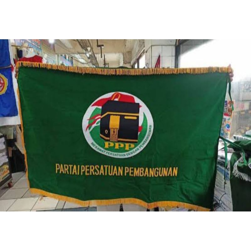Jual bendera pataka partai PPP dua muka ukuran 90x140 | Shopee Indonesia