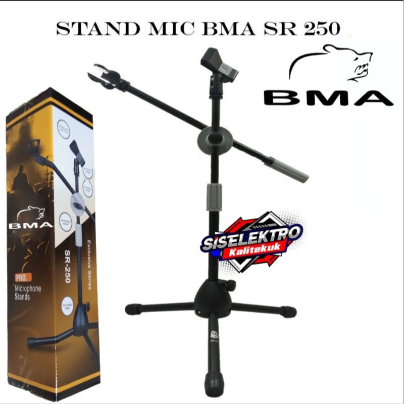 Jual stand microphone bma sr250 stand microphone pendek bma | Shopee ...