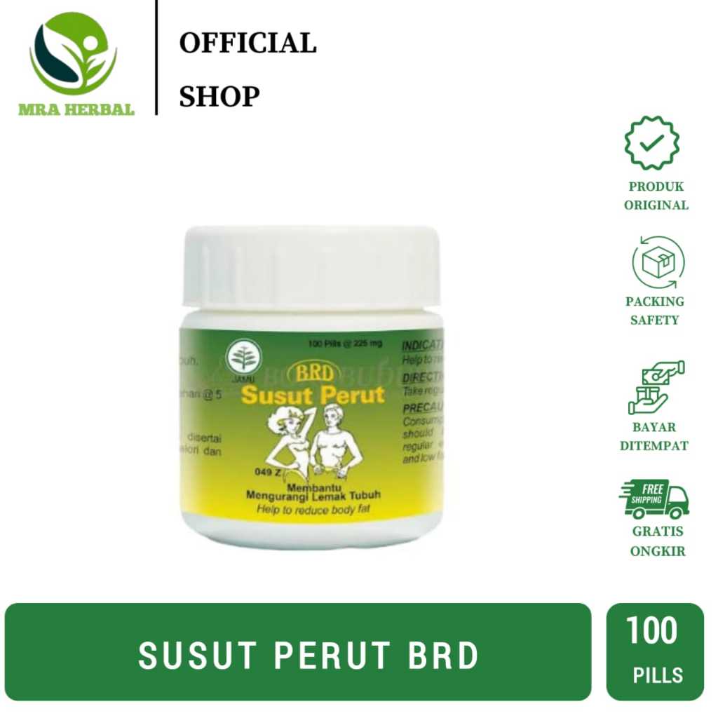 Jual Susut Perut BRD 100 Pil | Jamu Borobudur Obat Pelangsing - Diet ...