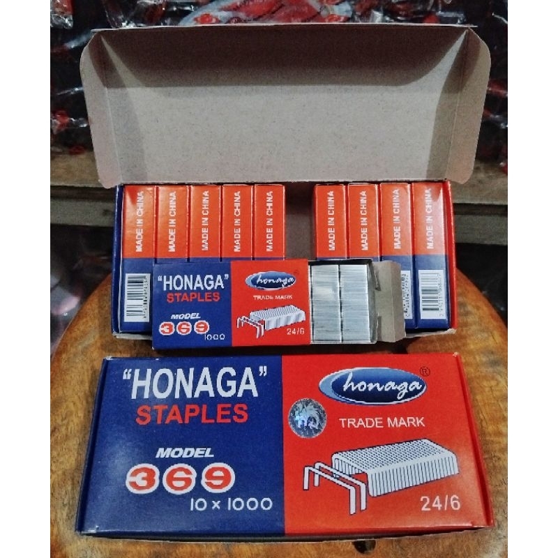 Jual Isi Stapler Honaga 24/6 (besar) | Shopee Indonesia