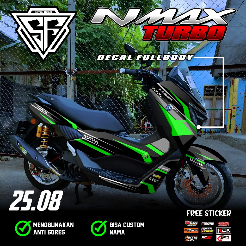 Jual (BISA COD) Decal Sticker Yamaha NMAX TURBO Nmax Neo 2024 2025 Full ...