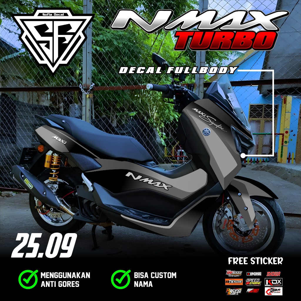 Jual (BISA COD) Decal Sticker Yamaha NMAX TURBO Nmax Neo 2024 2025 Full ...