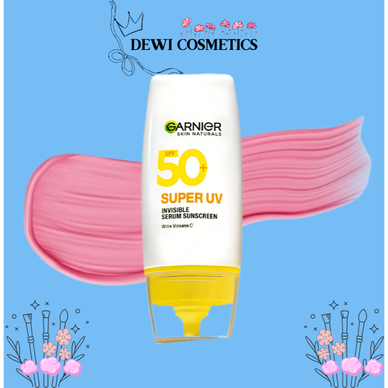 Jual Garnier Super UV Invisible Serum Sunscreen SPF 50+ PA++++ Vitamin C Skin Care - 30ml ...