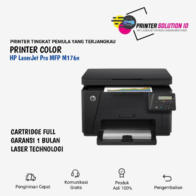 Jual Color LaserJet Pro MFP M176N Network Color | Shopee Indonesia