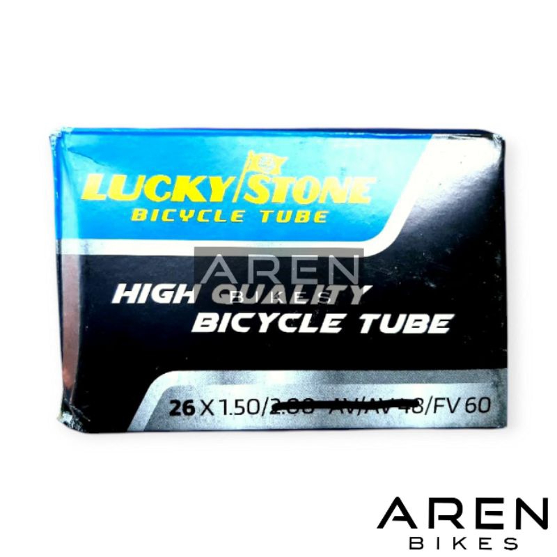 Jual BAN DALAM SEPEDA 26 x 1.25/1.50 LUCKY STONE FV 60MM 60 MM 26 x 1.25 1.38 1.50 26x1.25 26x1 ...