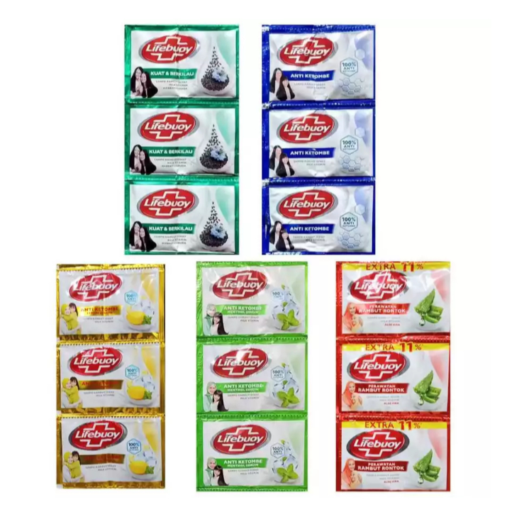Jual SAMPO LIFEBUOY SACHET / 1 RENCENG ISI 12 PCS / 9ML | Shopee Indonesia