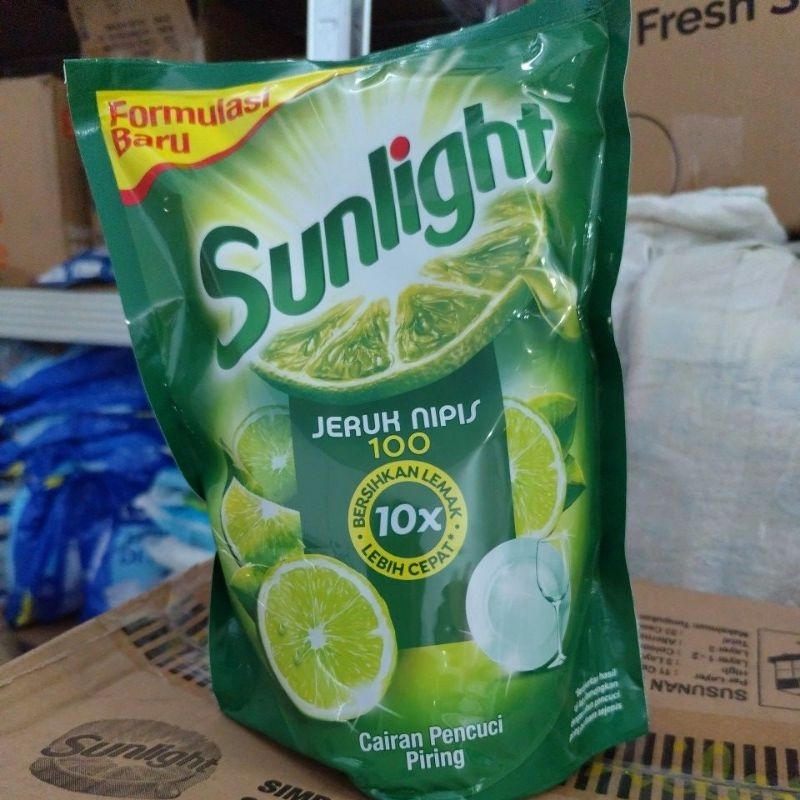 Jual sunlight cairan pencuci piring jeruk nipis 1500ml | Shopee Indonesia