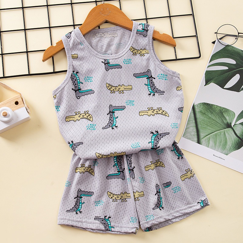 Jual ALFREDKIDS SET BAJU SINGLET KROKO GREY | Shopee Indonesia