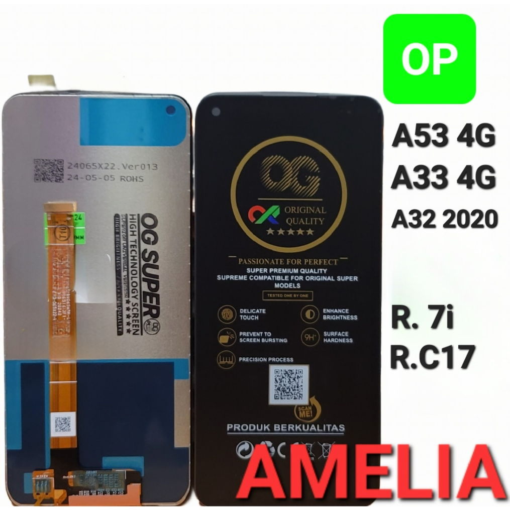 Jual LCD OPPO A53 /A33 2020/A31 2020 / REALMI C17 / REALMI 7i FULLSET TOUCHSCREEN ORI | Shopee ...