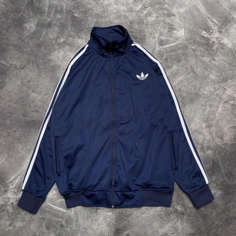 Jual TRACKTOP ADIDAS NAVY LIST PUTIH | Shopee Indonesia