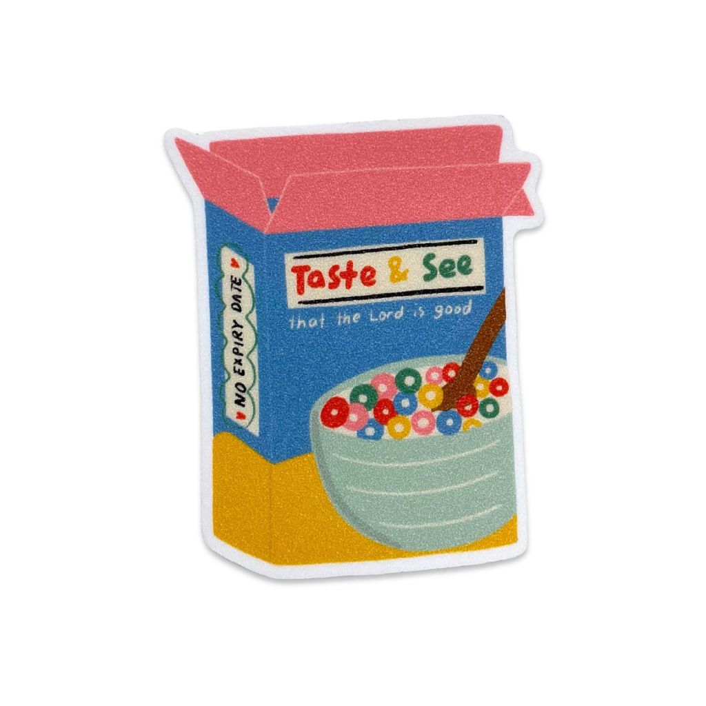 Jual Taste And See Glitter Sticker by Hanna Siahaan - Motivational ...