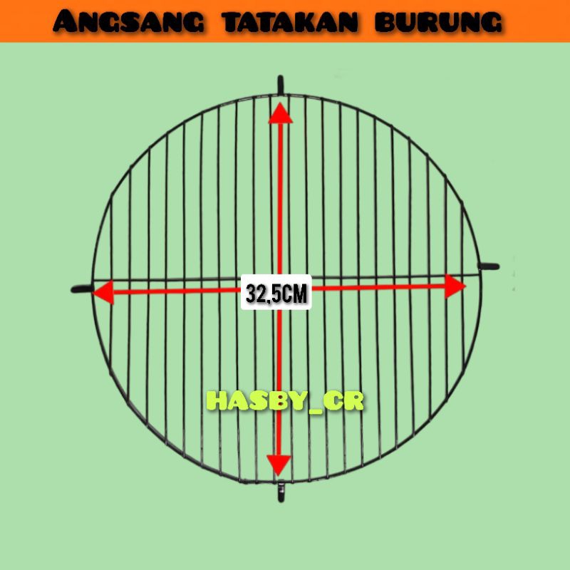 Jual ANGSANG TATAKAN KANDANG BURUNG LOVE BIRD, DIAMETER 32,5CM | Shopee ...