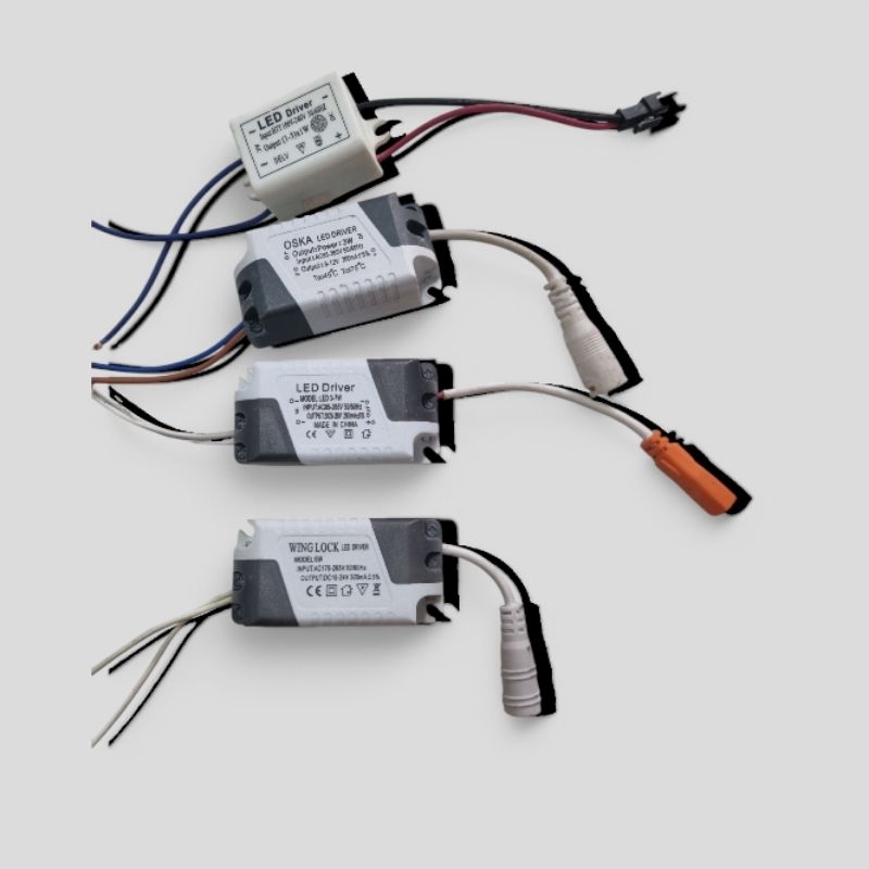 Jual LED Driver Lampu Input 1w sampe 3w/7w | Shopee Indonesia
