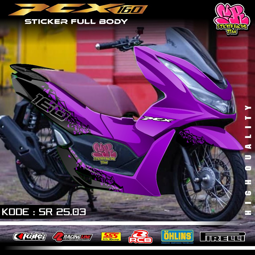 Jual COD Sticker Decal Full Body Honda PCX Cbs Abs 160 2021 2022 2023 ...