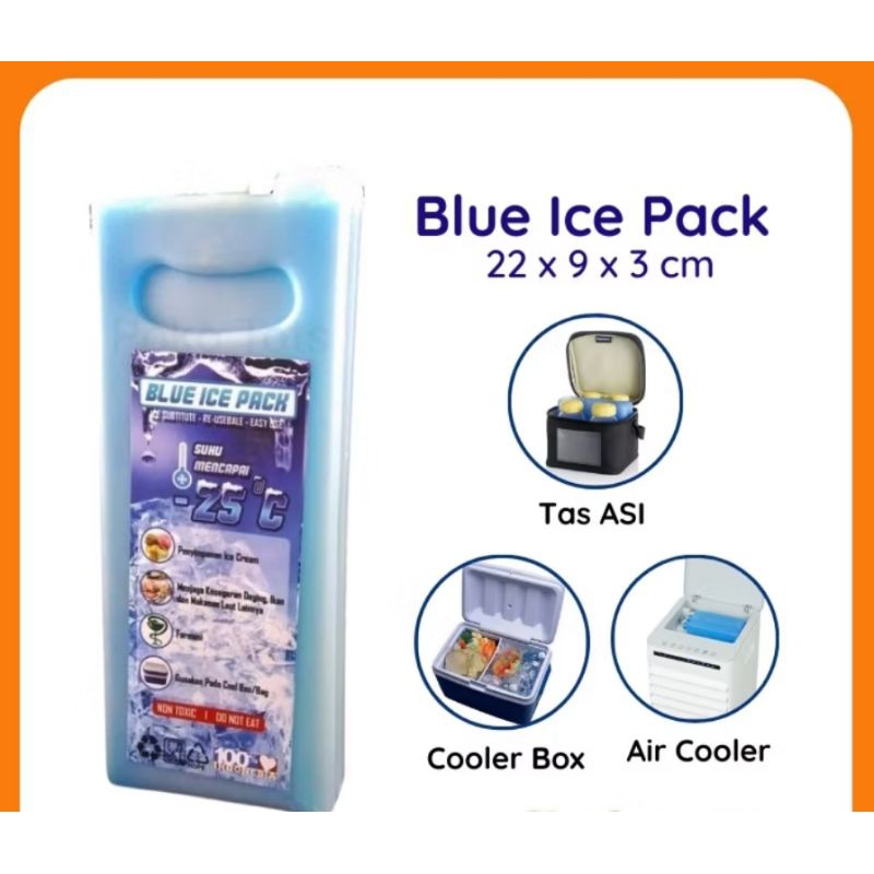 Jual Blue Ice Pack Paket Air - Tas ASI dan Cooler Box | Shopee Indonesia