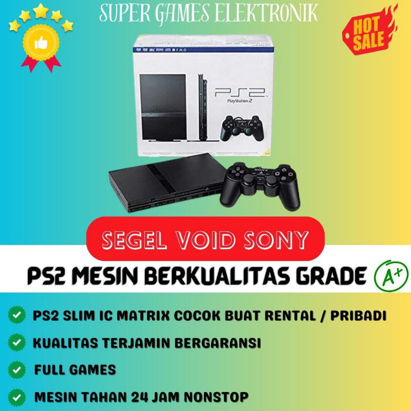Jual PS2 SLIM HDD 40GB,60GB,80GB,120GB,160GB,250 GB + 2STIK FULL GAME ...