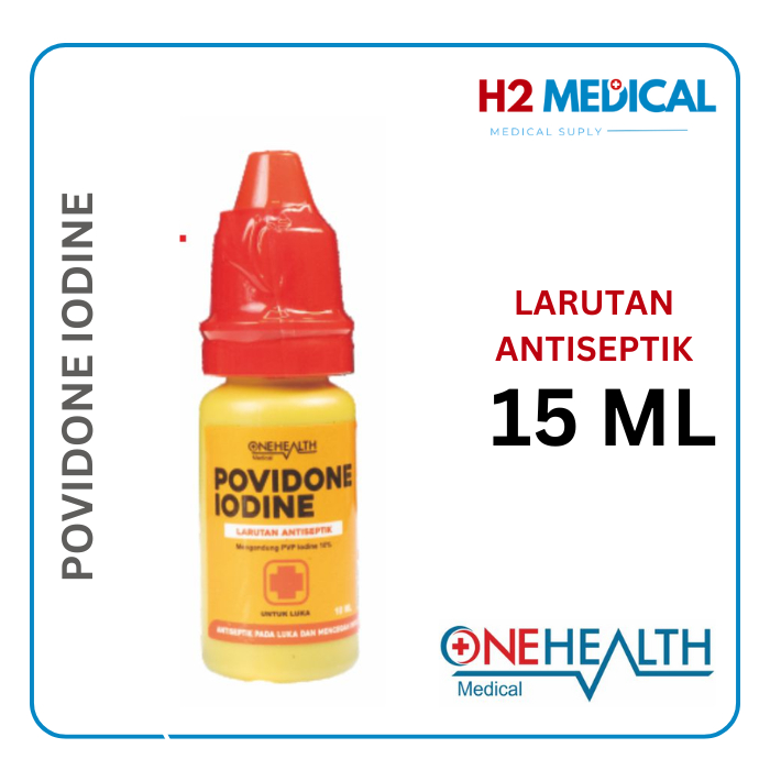Jual Povidone Iodine 15ml Onehealth Larutan Antiseptik 15ml | Shopee ...