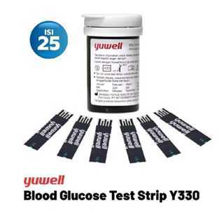 Jual Strip Gula Darah Stik Test Glocose Refil Isi 25pc / Strip Glucose ...