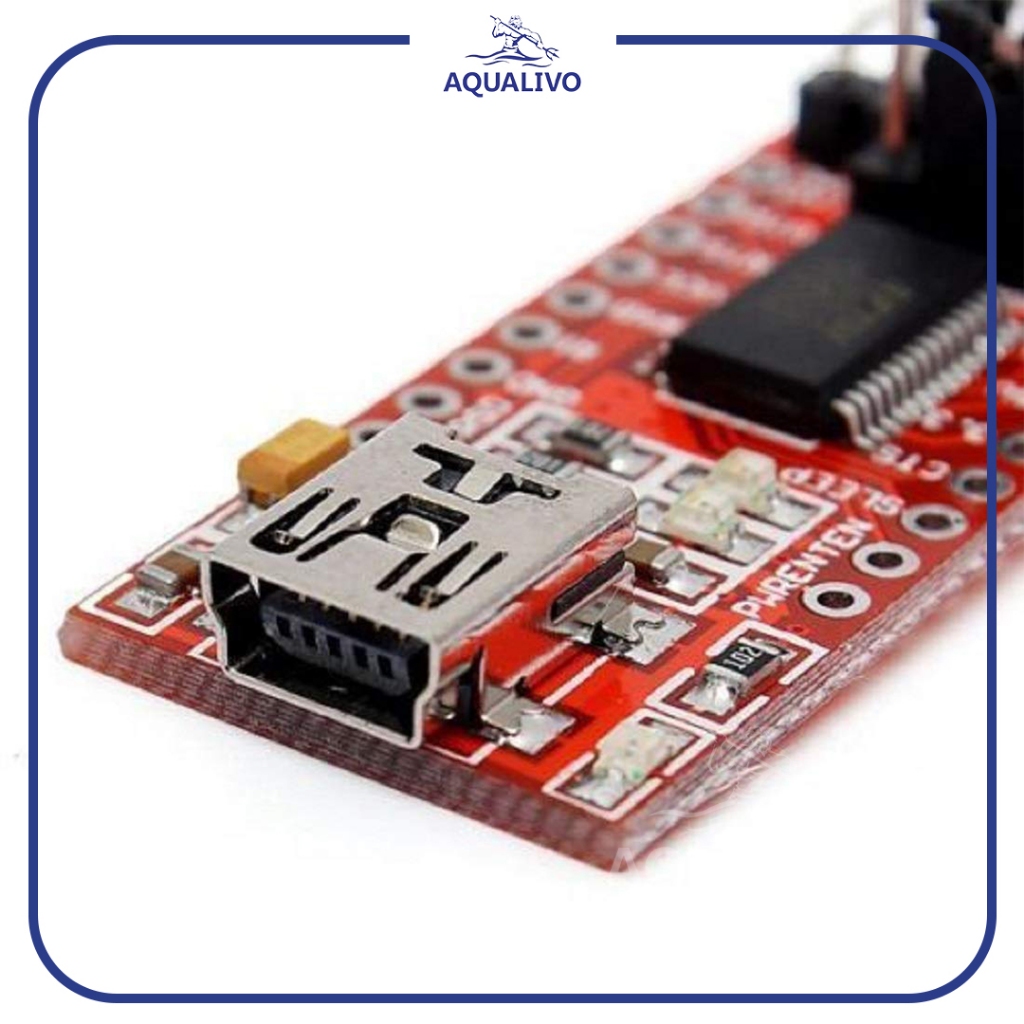 Jual USB to TTL FT232RL Serial Converter 3.3v 5v FT232 Adapter FTDI FT ...