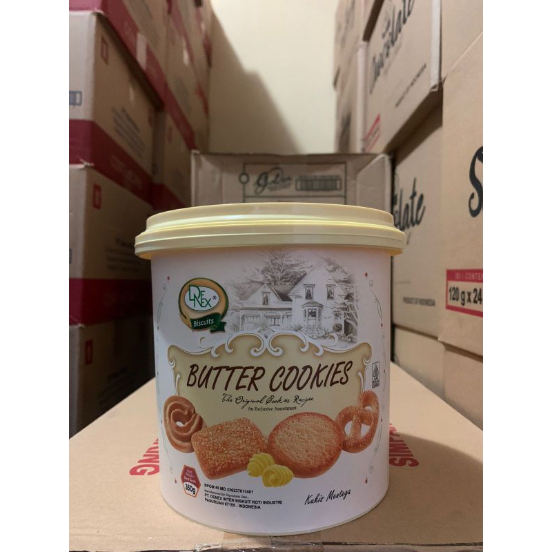 Jual [ Expt 2026 ] DENEX Butter Cookies Kukies Mentega 350gr | Shopee ...