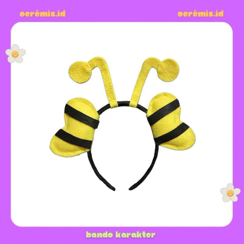 Jual BANDO KARAKTER LEBAH / BANDO COSPLAY LEBAH / BANDO HEWAN BEE ...