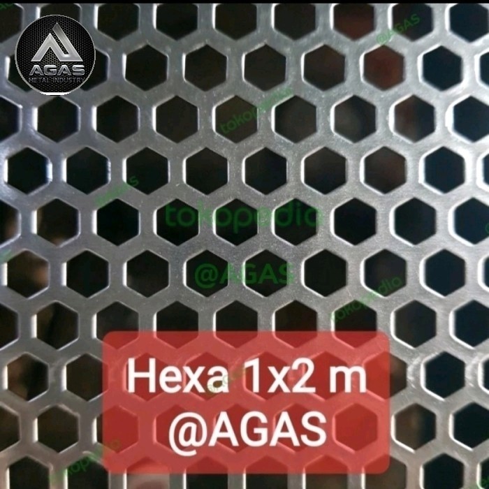 Jual Plat Perforated Hexagonal 6mm | Shopee Indonesia