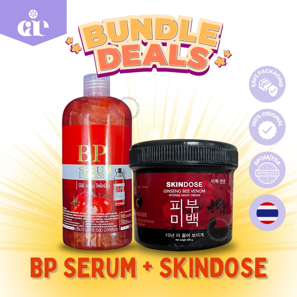 Jual PAKET BUNDLE ENDULITA (BP SERUM + SKINDOSE BODY CREAM) | Shopee ...