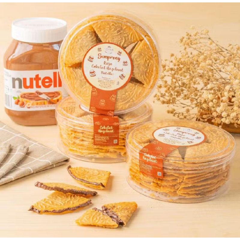 Jual Semprong Viral Rasa Coklat Hazelnut Nutella - Loves Semprong ...