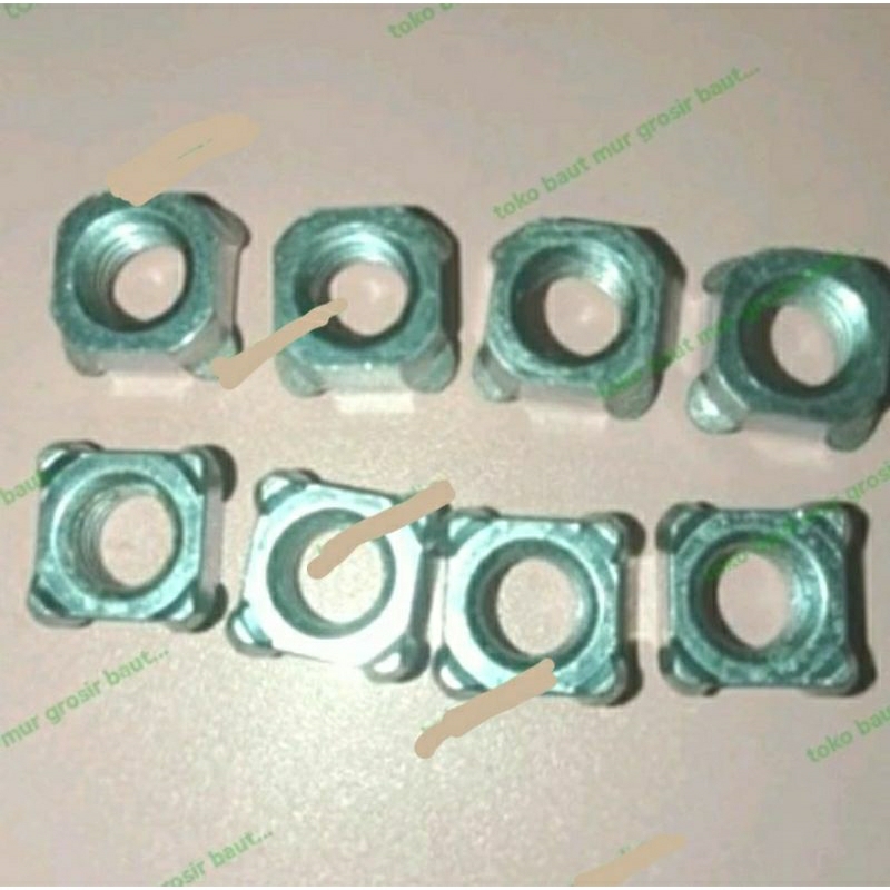 Jual Mur las M10 pith 1,25 Baut 14 (50 pcs) | Shopee Indonesia