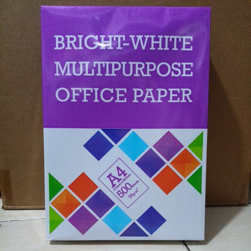 Jual Kertas A4 HVS Office Paper Multipurpose Bright -White 75GSM Isi ...