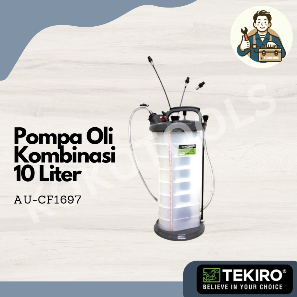 Jual Combo Fluid Extruder Pompa Oli Kombinasi 10 Liter Tekiro | Shopee ...